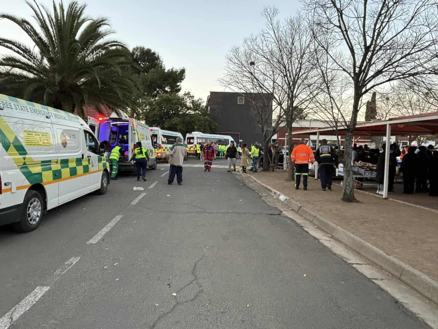 83 patients evacuated after fire breaks out at Free State hospital ...