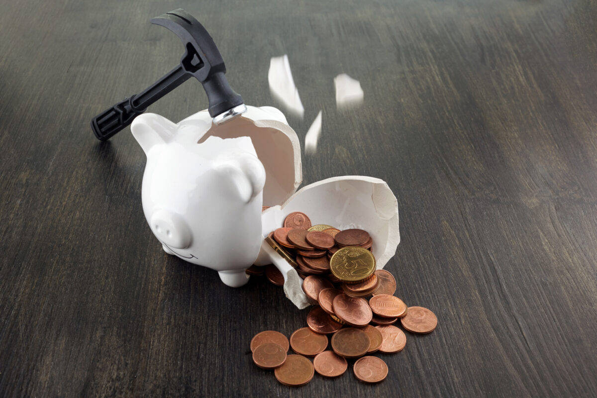 Times have never been tougher for consumers, which is why they do not save