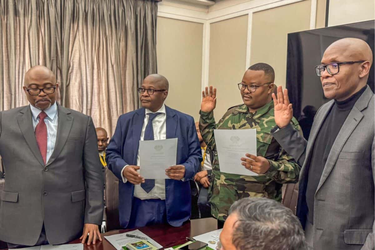 Four state capture accused MK party members sworn in as MPs