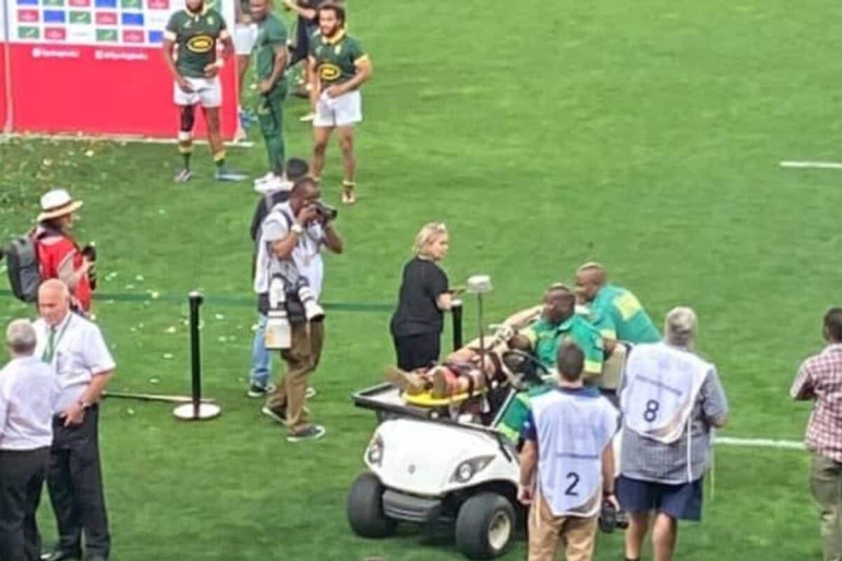 Mbombela pitch invader okay after tackle at Springbok clash
