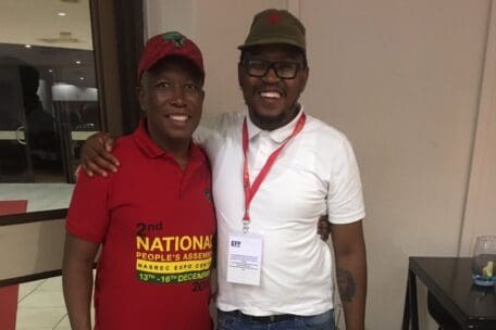 Students command president Mpho Morolane ditches EFF
