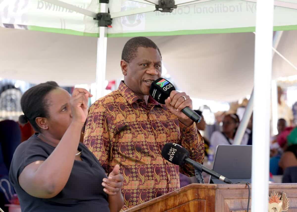 WATCH: 'Dehydrated' deputy president Paul Mashatile collapses on stage [VIDEO] | The Citizen