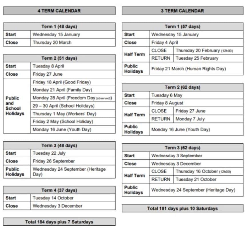 Back To School In 2025 Big Changes For SA s School Calendar What To