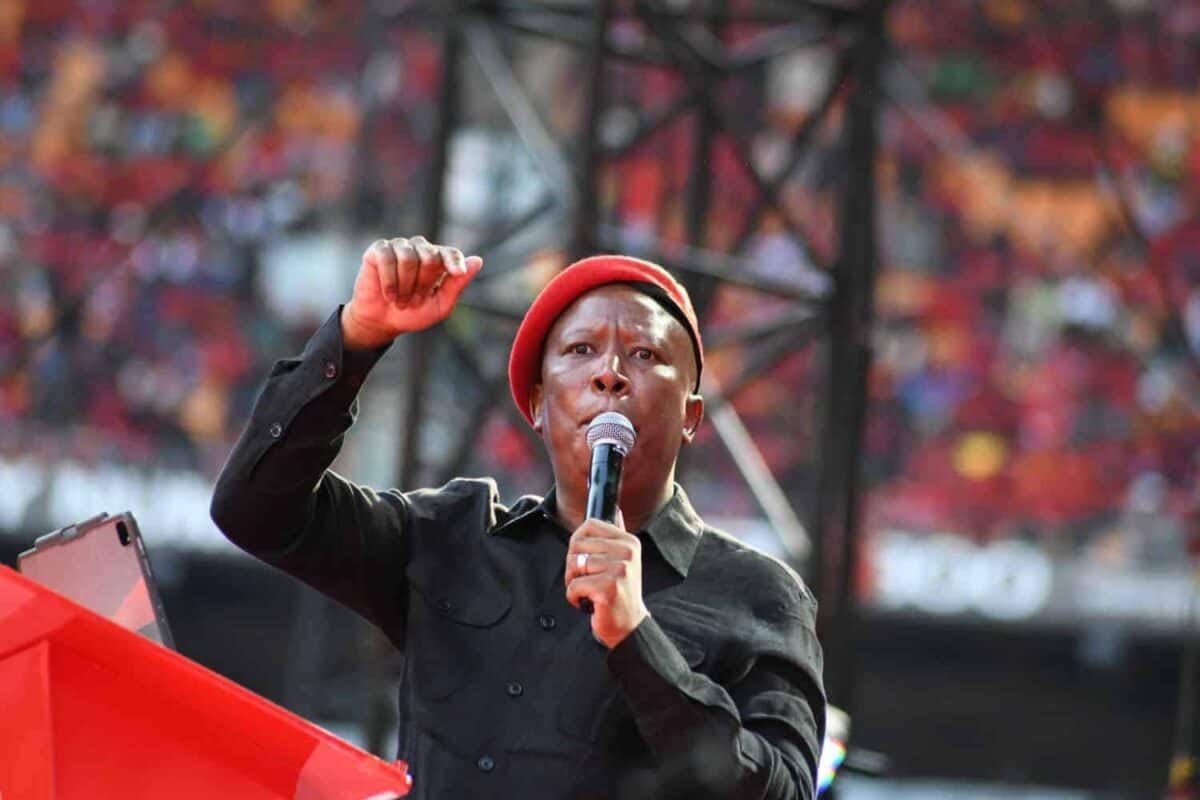 Julius Malema sparks outrage for 'Kill the Boer' song at UP