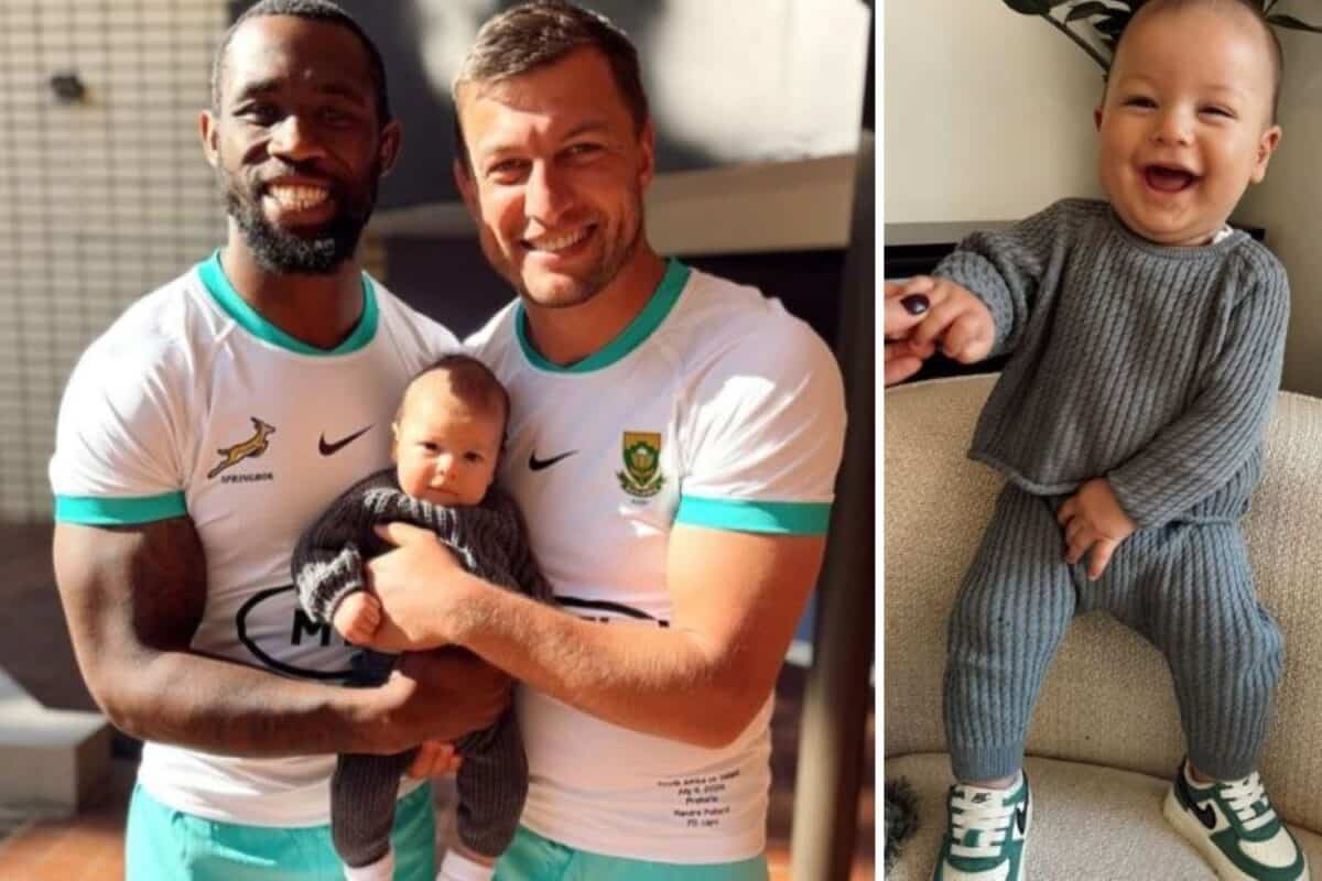 Look who's growing! Handré Pollard's baby boy is six months old and ...