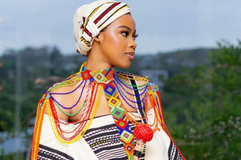 Congratulations pour in as Kefilwe Mabote gets married