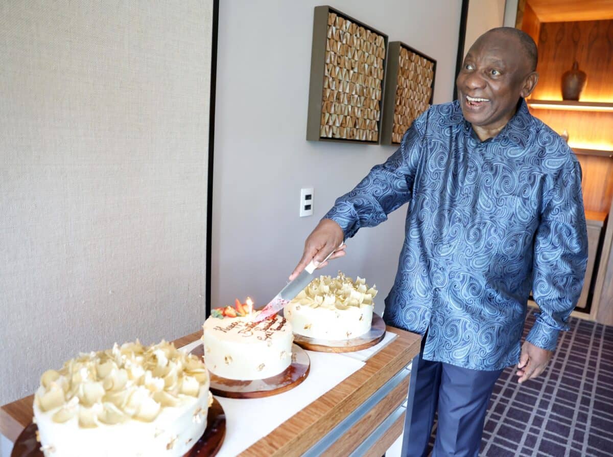 President Ramphosa far from home as he turns 72 [VIDEO]