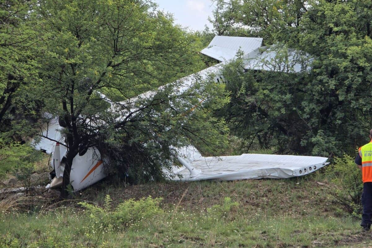 Three injured in light aircraft crash near Wonderboom Airport