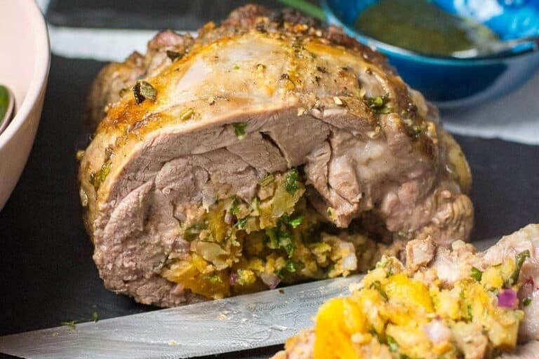 Recipe of the day: Christmas mint and apricot stuffed leg of lamb