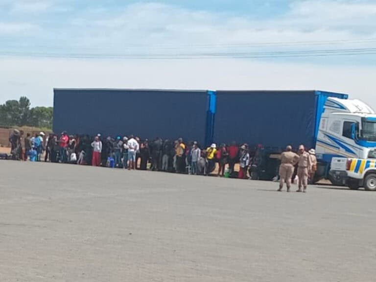 Police arrest 28 Lesotho nationals found in the back of truck | The Citizen