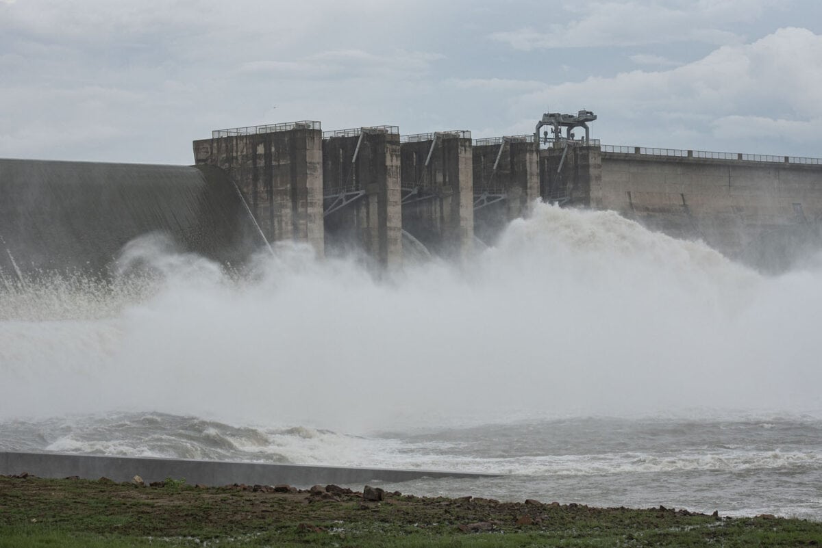 WATCH: Relief for the Vaal Dam as Grootdraai overflow gates open | The ...