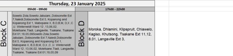 Load reduction makes a return in 2025- Here are the areas affected