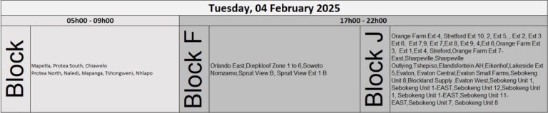 Load reduction continues in Eskom-served areas: Here's your schedule ...