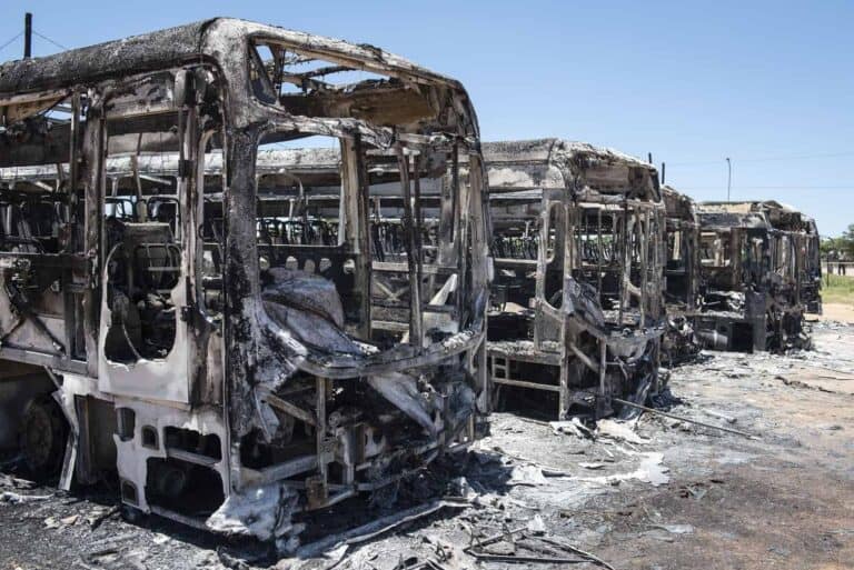 Police arrest two more for torching Putco buses in Mpumalanga