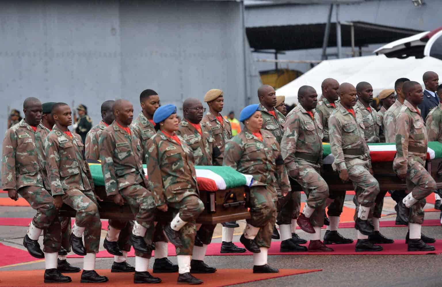 Sad tale of repatriation of 14 SA soldiers, with claims that bodies ...