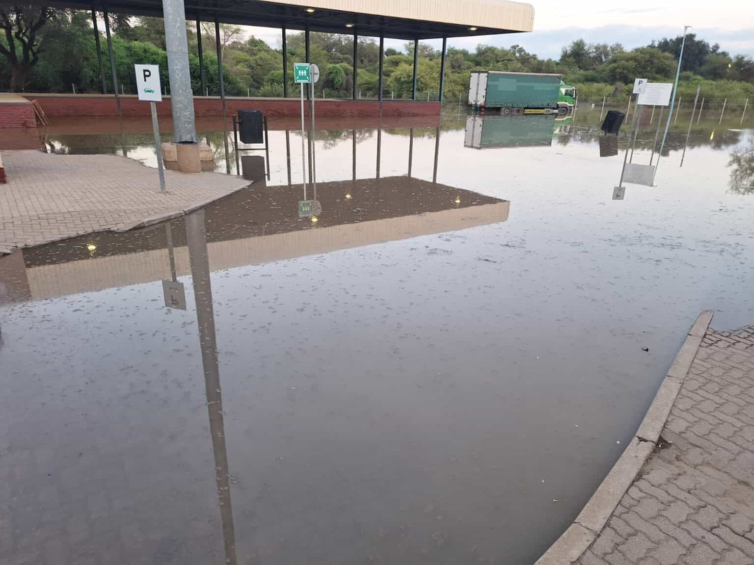 Five ports of entry affected by severe flooding after heavy rain