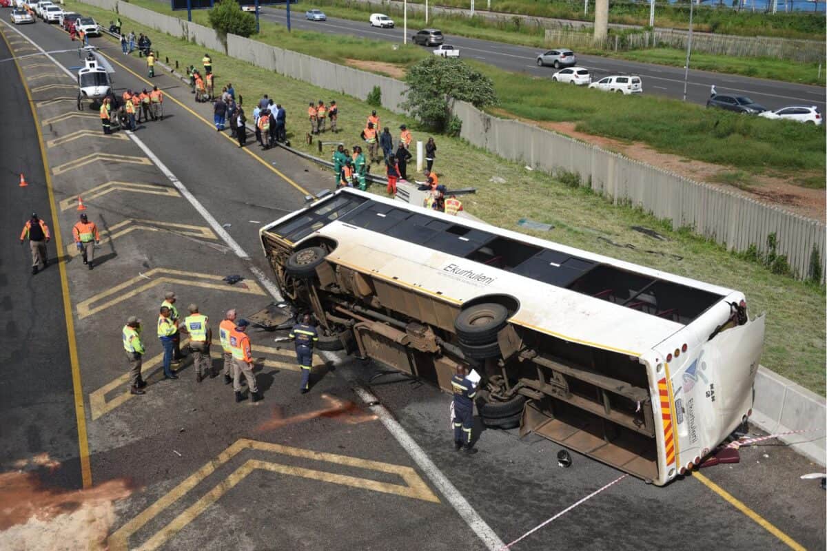 12 people killed in horrific bus crash near OR Tambo Airport