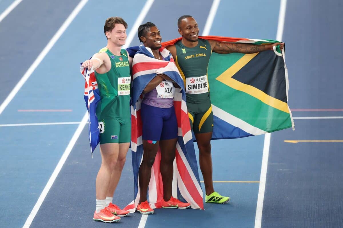 Simbine wins bronze in 60m final at World Indoor Champs | The Citizen