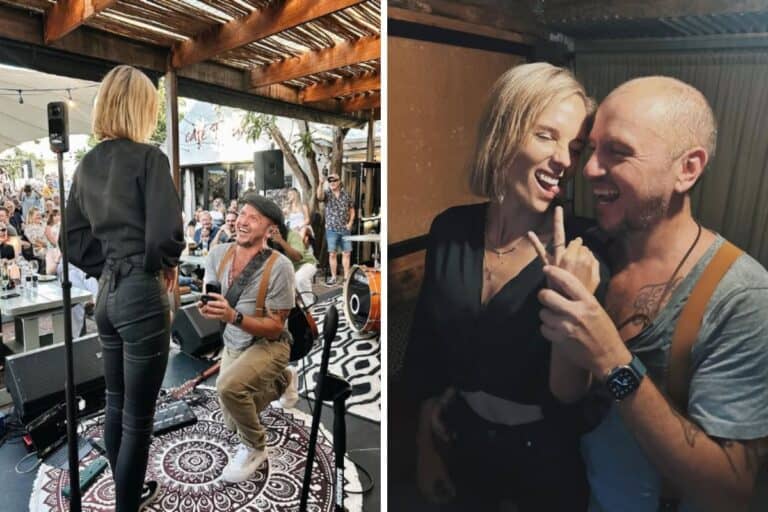 How Ard Matthews popped the question to Tanya van Graan