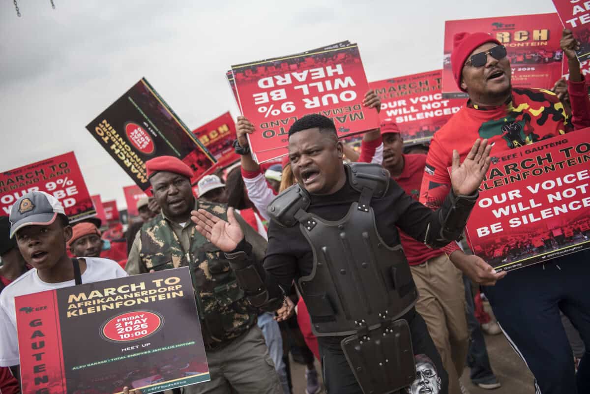 PICTURES: EFF march to Kleinfontein | The Citizen