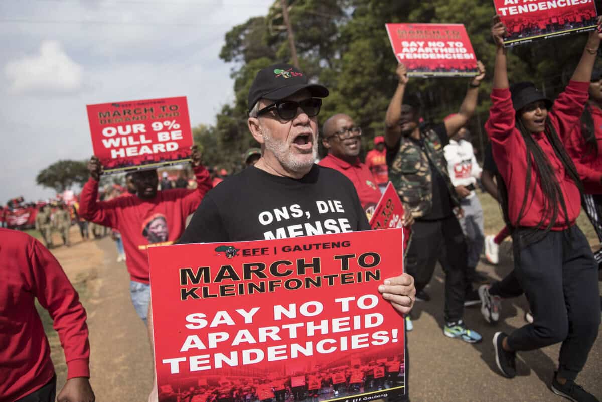 PICTURES: EFF march to Kleinfontein | The Citizen