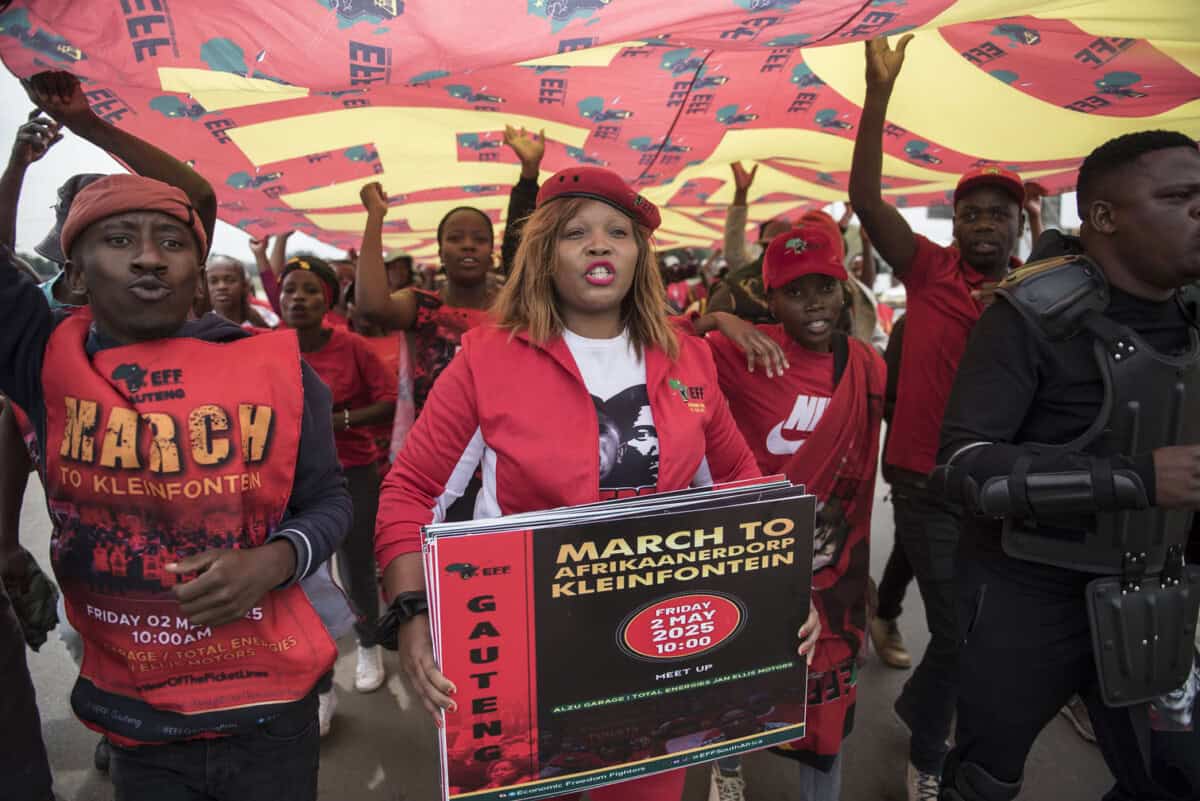 PICTURES: EFF march to Kleinfontein | The Citizen