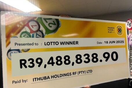 Second R39m jackpot winner steps forward after bank alert