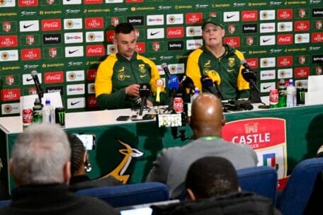 Springbok coach Rassie Erasmus frustrated despite Italy win