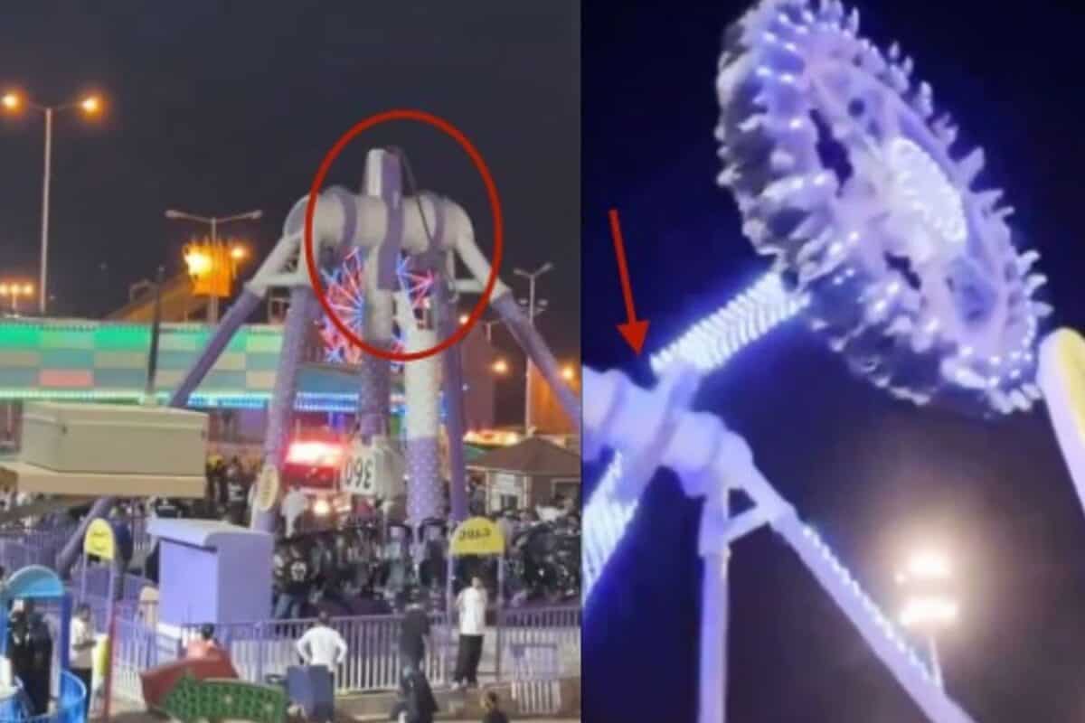 WATCH: Several injured after thrilling amusement ride snaps in half