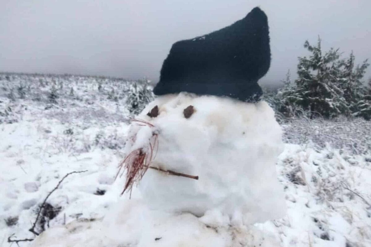 You could see light snow in Gauteng today