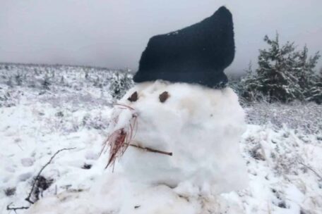 You could see light snow in Gauteng today