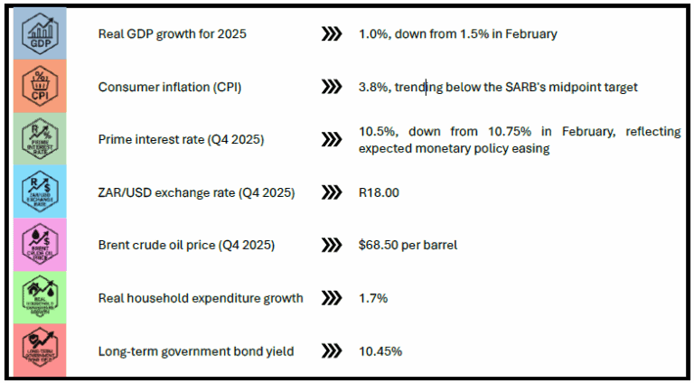 Economists lower GDP growth forecast due to global and domestic risks