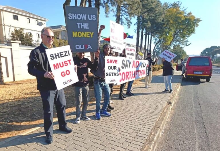 ‘The public deserves better’: Outa and Ceta trade barbs after protest ...