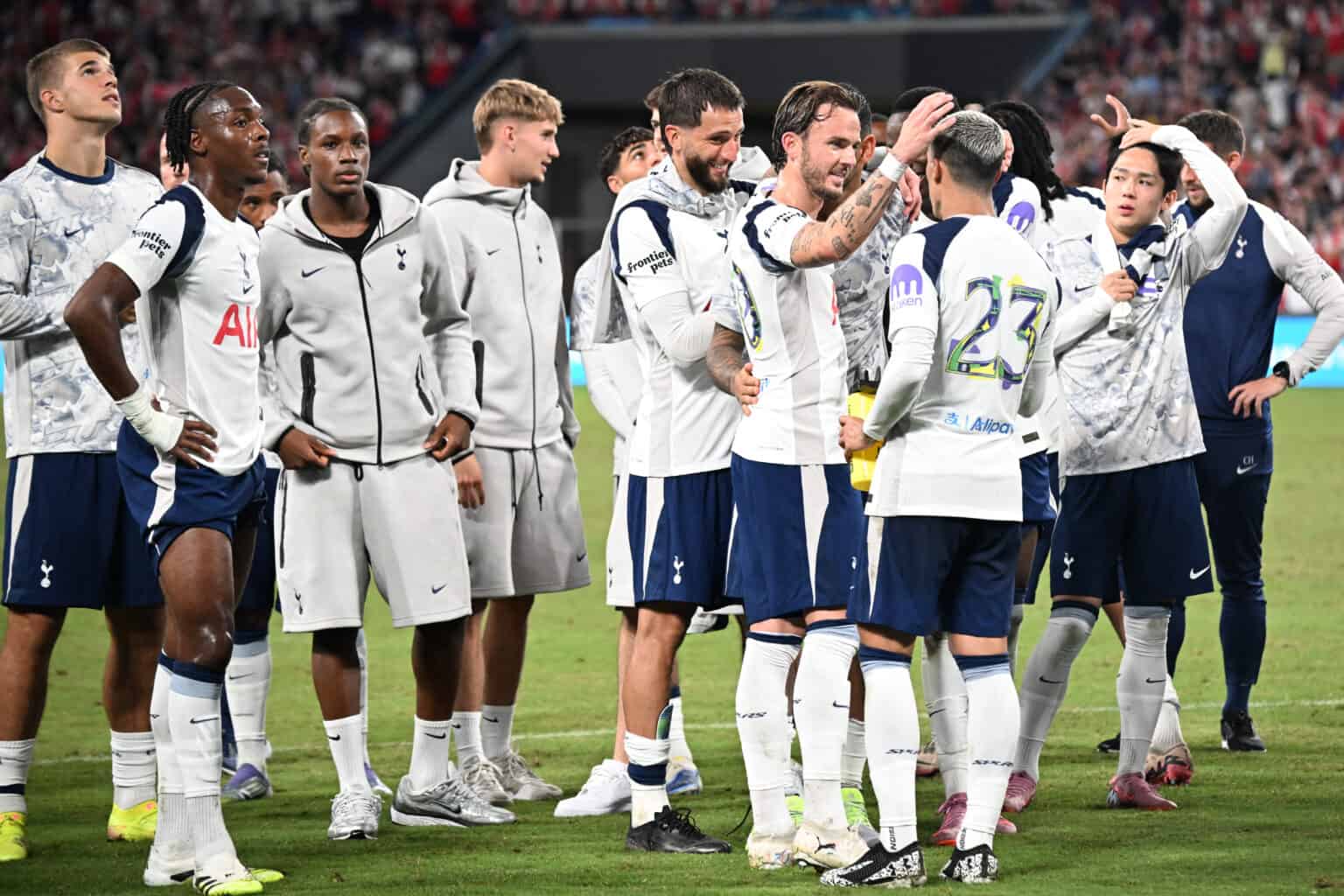 Sarr screamer gives Tottenham victory over Arsenal in Hong Kong
