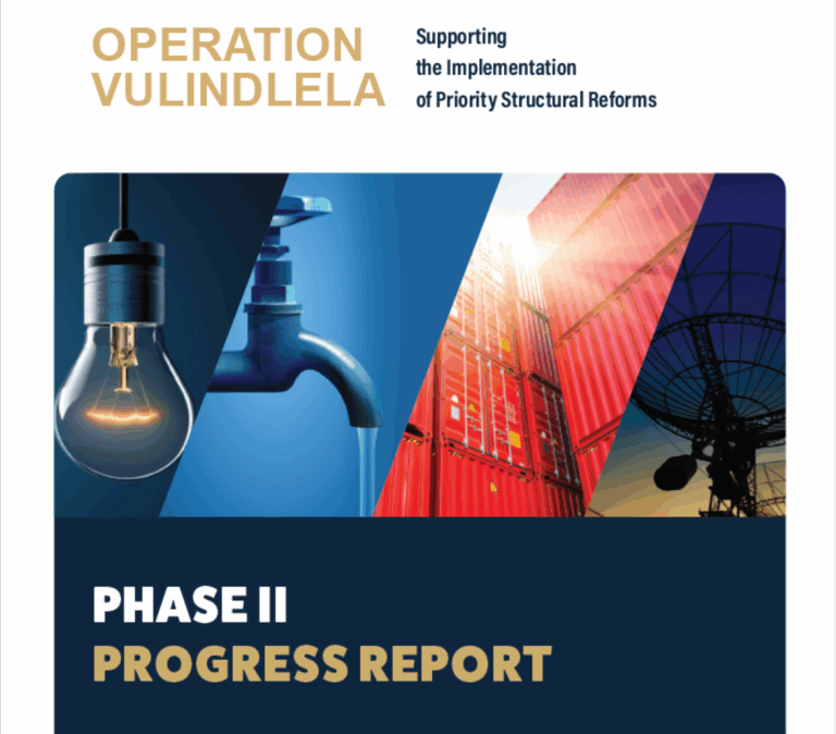 Operation Vulindlela bearing fruit – progress report