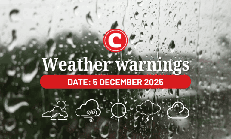 Weather alert: Another wet December day ahead | The Citizen