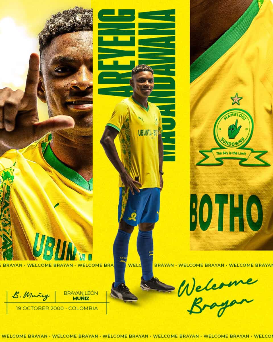 Sundowns announce R57m Colombian striker