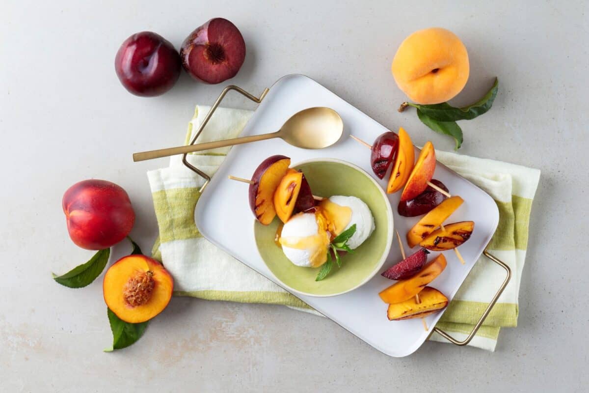 Recipe of the day: Stone fruit skewers with Amasi ice cream | The Citizen