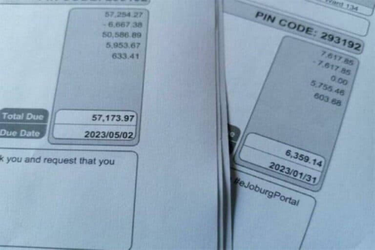 Joburg residents warned over signing debt acknowledgements in billing ...