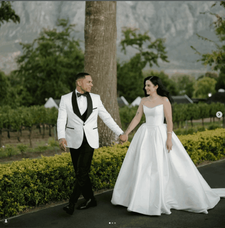 Bok star Herschel Jantjies marries in stunning ceremony (PICS)
