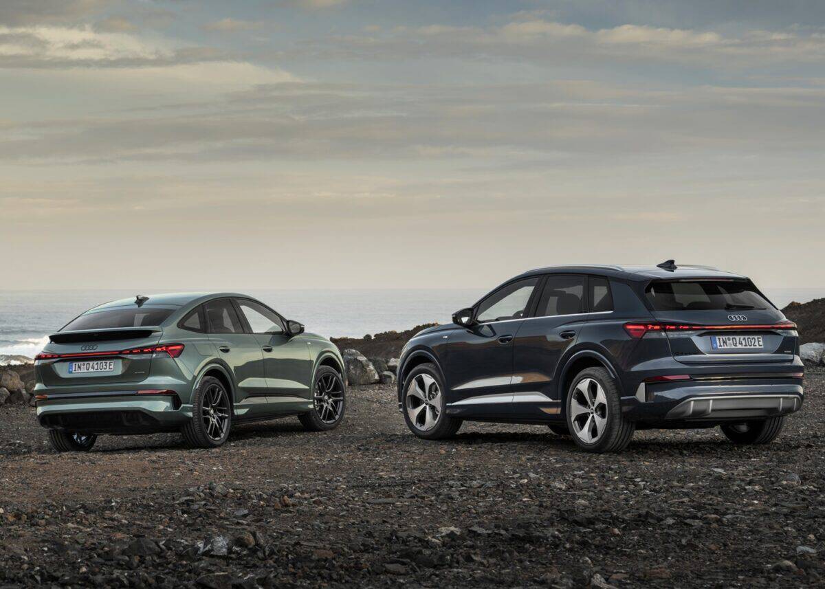 Audi Q4 e-tron revised again inside and with more EV punch