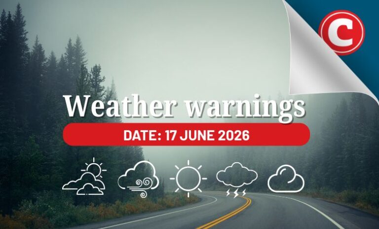 Wednesday forecast: Foggy weather for KZN and Western Cape