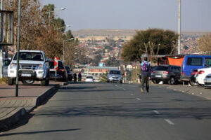 Vehicle hits two pedestrians before colliding with a parked vehicle in ...